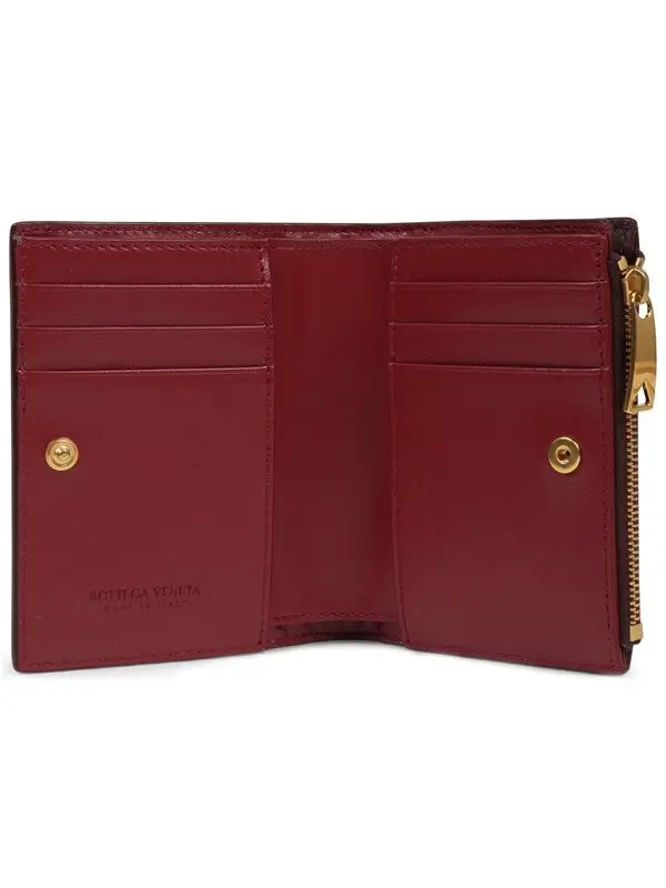 Bottega Veneta Bi-fold Wallet With Zipper Small
