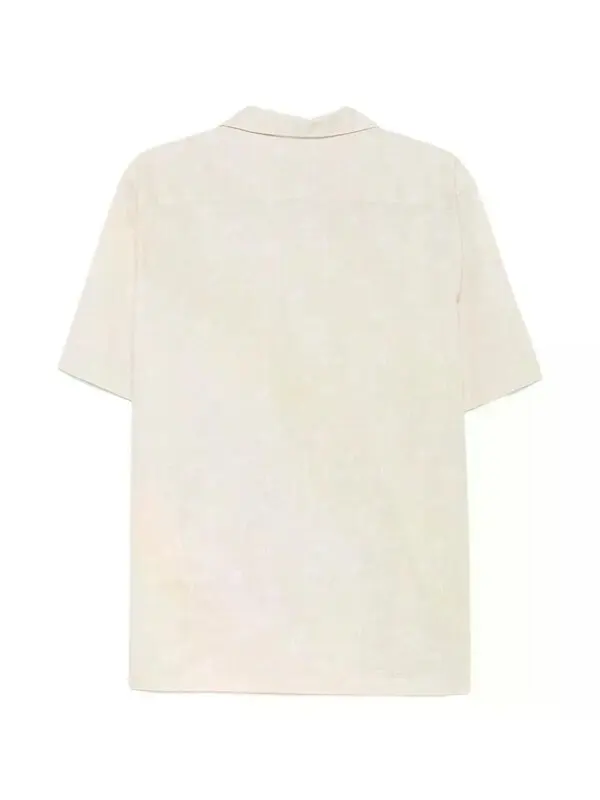 Marc O'polo Leaf-print Short-sleeve Shirt