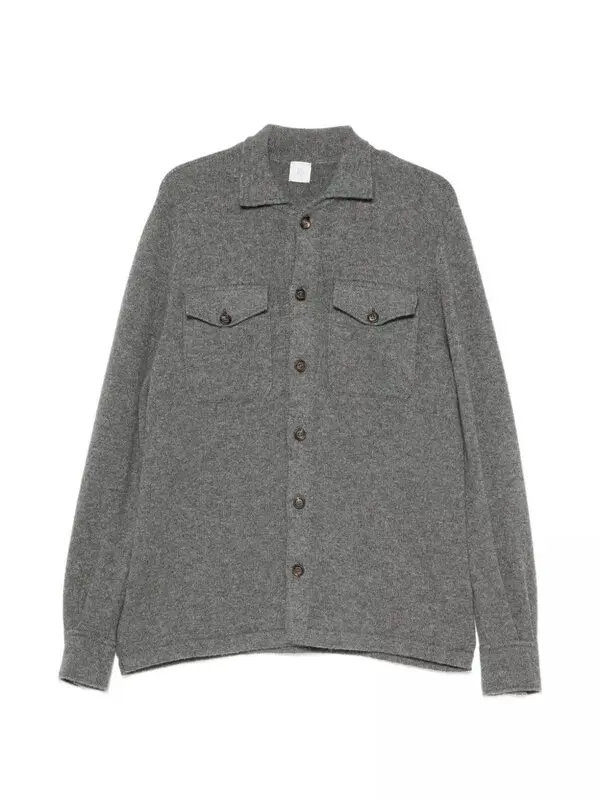 Eleventy Button-up Flap-pocket Cardigan