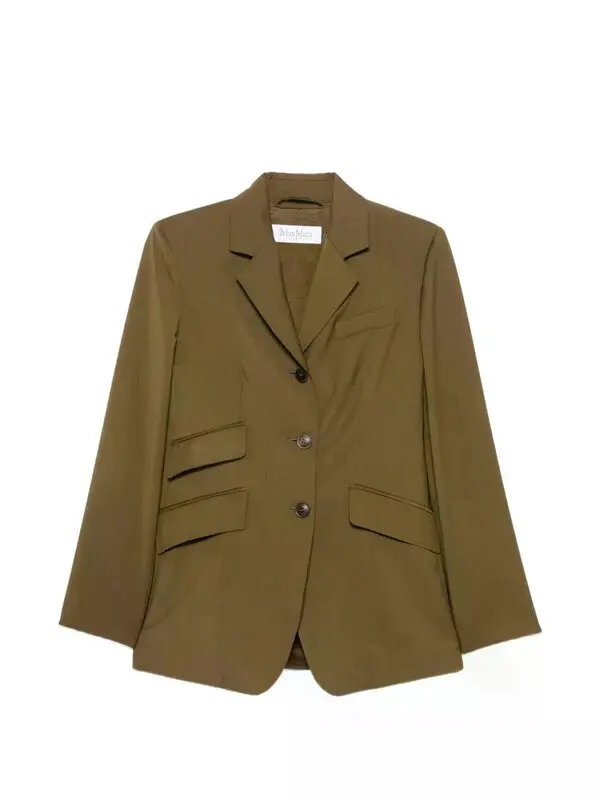 Max Mara Single-breasted Notched Lapel Jacket