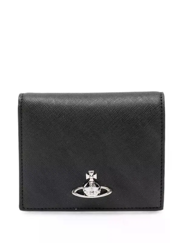 VIVIENNE WESTWOOD Orb-plaque Wallet - Black