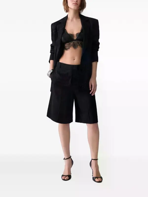 Liu Jo Jewel Embroidered Viscose Jacquard Blazer