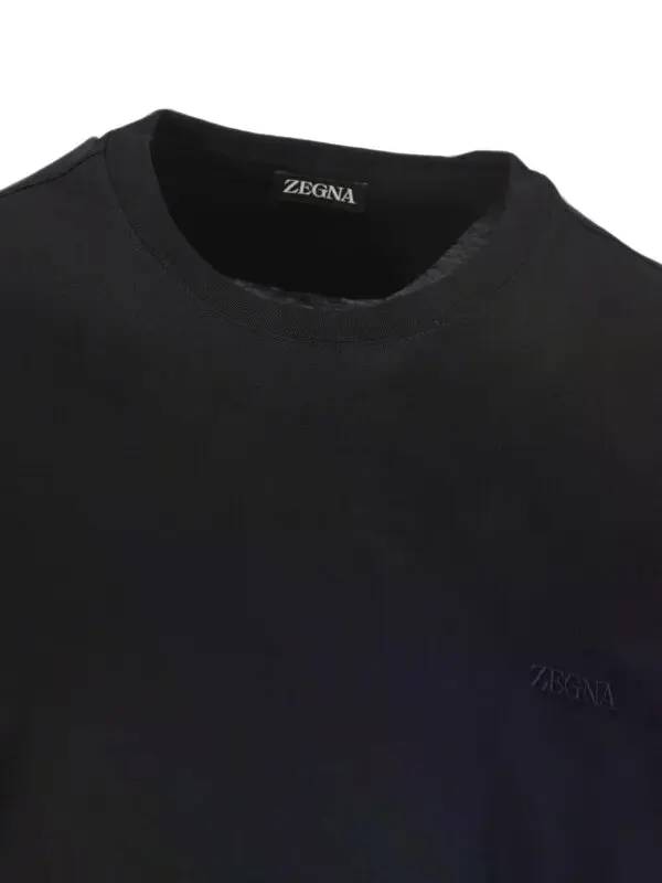 Zegna Logo-embroidered T-shirt