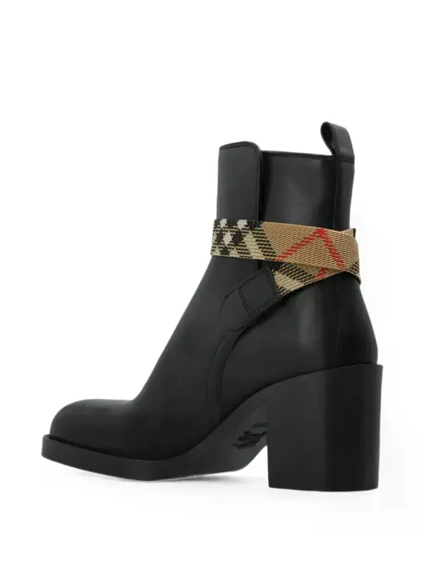 Burberry Huntley Buckled Ankle Boots