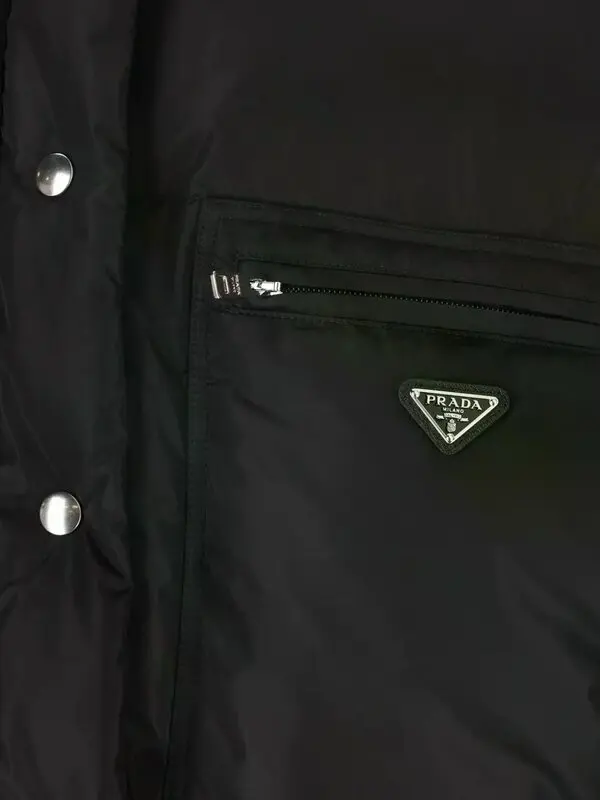 Prada Re-nylon Logo Plaque Jacket