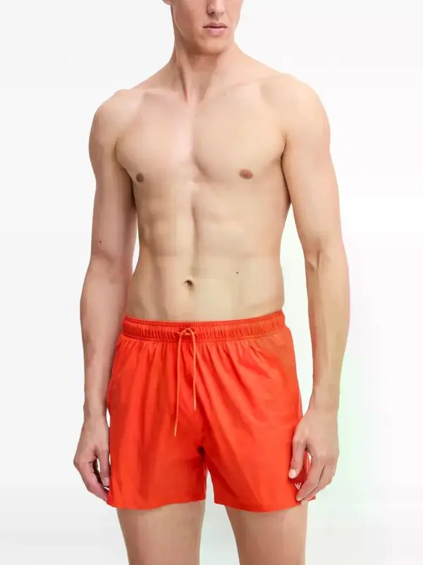 Armani Exchange Logo Patch Swim Shorts