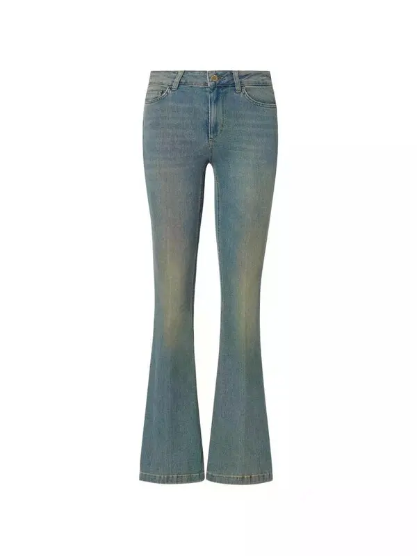 Liu Jo Bootcut Jeans With Stretch Waistband Detail - Blue