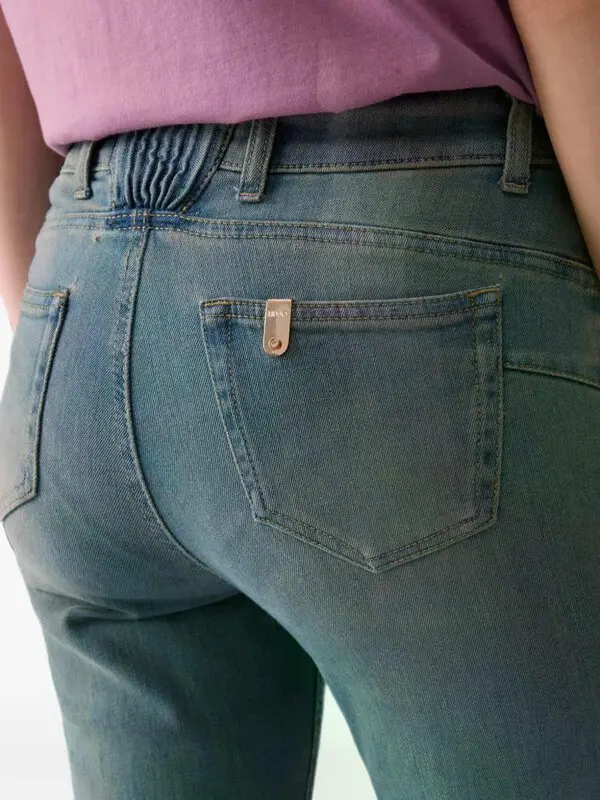 Liu Jo Bootcut Jeans With Stretch Waistband Detail - Blue