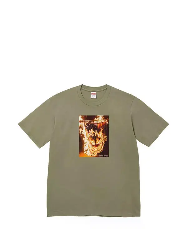 Supreme X Spitfire Logo-print T-shirt - Green