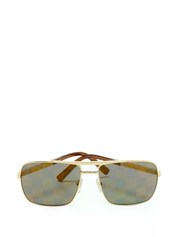 LOUIS VUITTON Altitude Square Frame Sunglasses - Gold