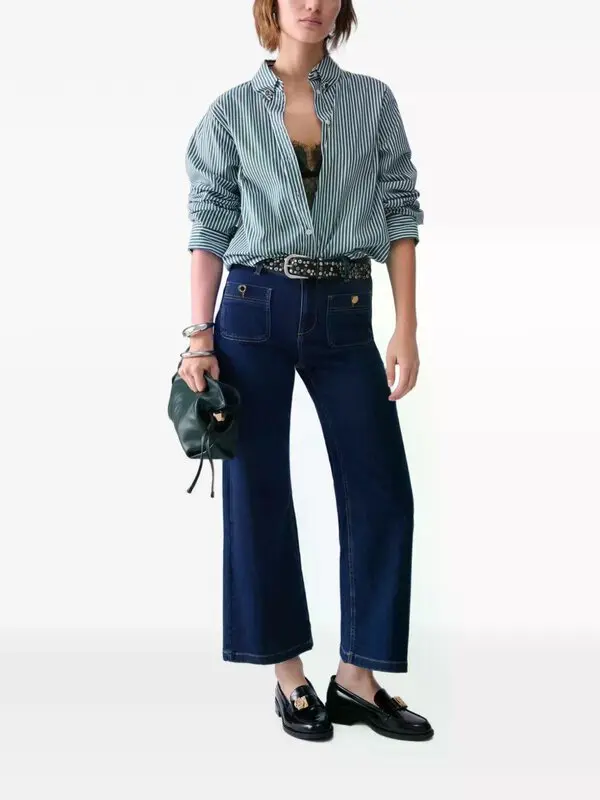 Liu Jo Cropped Flare Jeans
