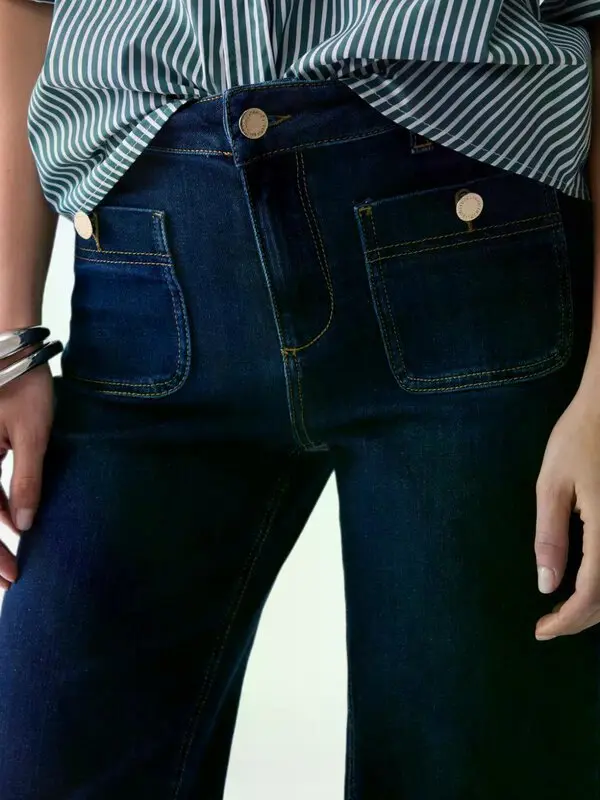Liu Jo Cropped Flare Jeans