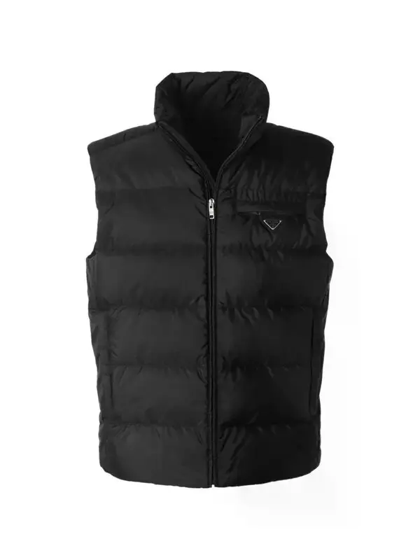 Prada Padded Logo Plaque Vest