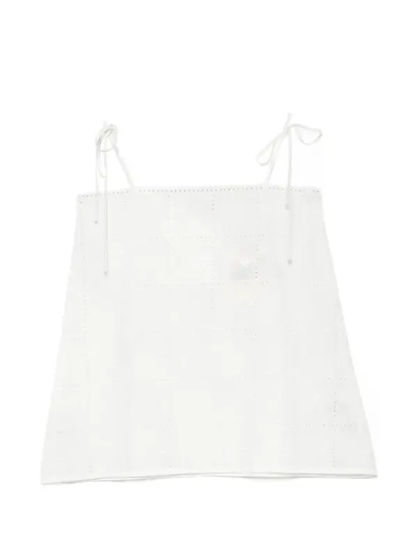 Faithfull The Brand Mora Broderie Anglaise Top