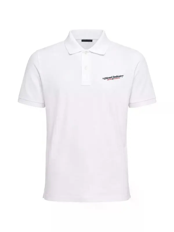 DIESEL® Smith Logo-print Polo Shirt