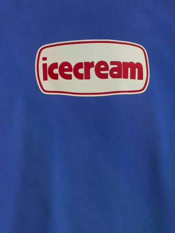 ICECREAM Logo-print Ringer T-shirt