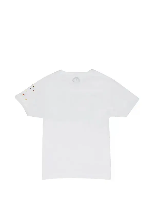 SP5DER Star Print Logo T-shirt - White