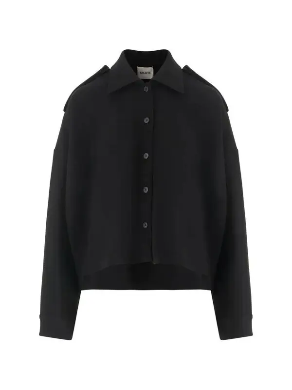Khaite Epaulette Button-up Shirt