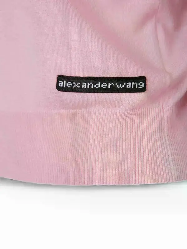 Alexander Wang Sleeveless V-neck Knitted Cardigan
