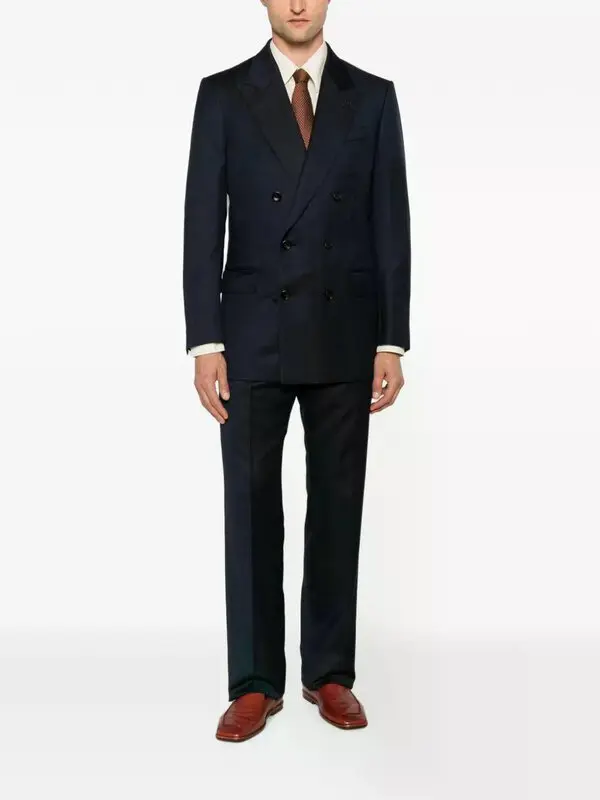 TOM FORD Herringbone Double-breasted Suit