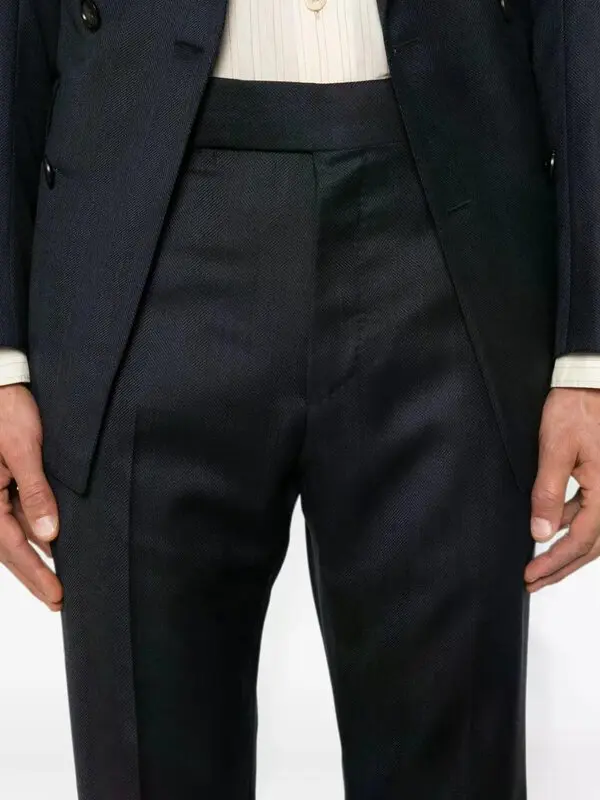 TOM FORD Herringbone Double-breasted Suit
