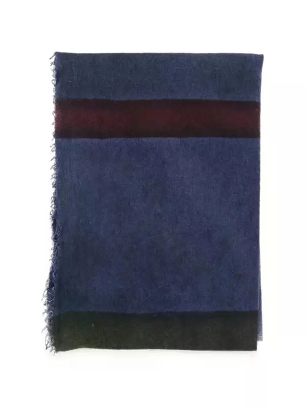 Faliero Sarti Eros Fringed Scarf - Blue