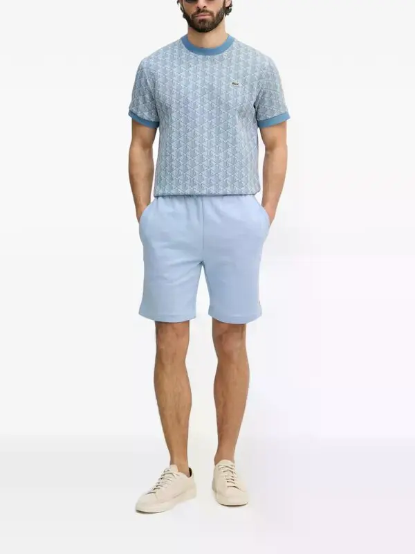 Lacoste Logo-patch Track Shorts - Blue