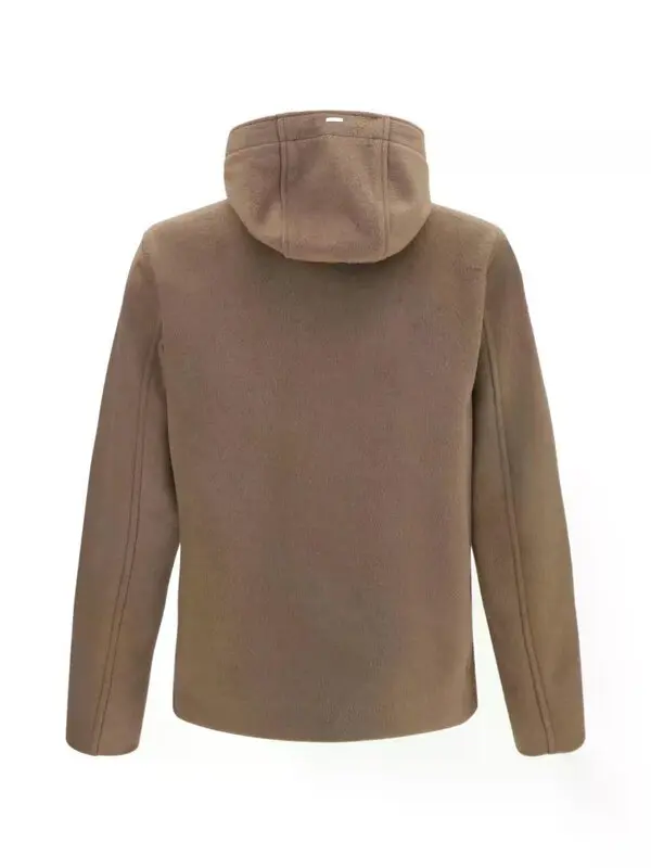Herno Hooded Button-up Jacket