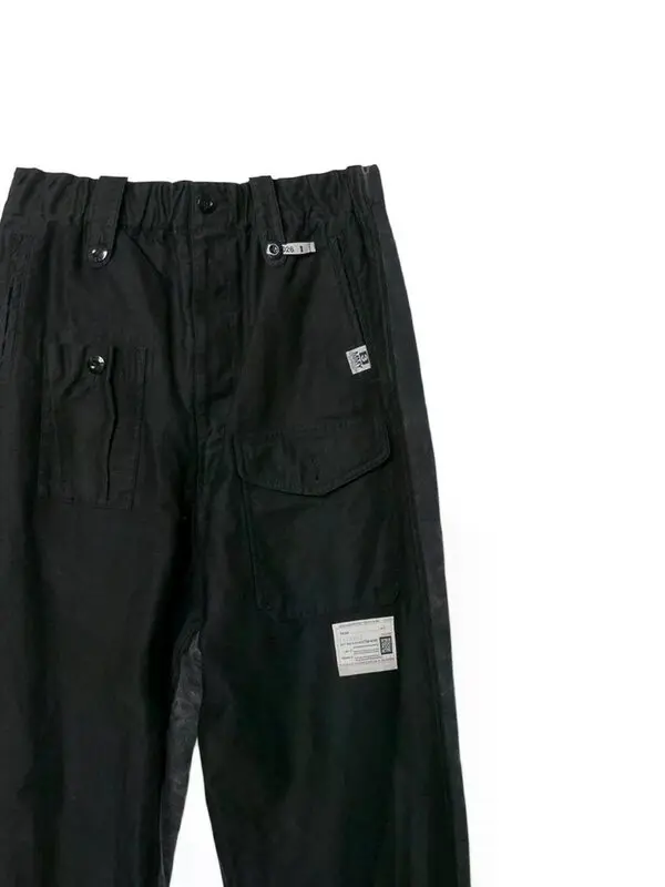 Mihara Yasuhiro Panelled Cargo Track Trousers