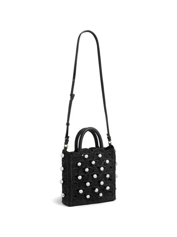 Rabanne Pearl Embellished Tote Bag