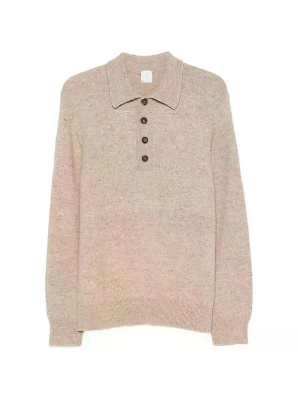 Eleventy Button-placket Polo-collar Polo Shirt