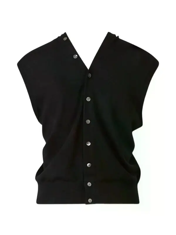 Alexander Wang Wool Knitted Sleeveless V-neck Top