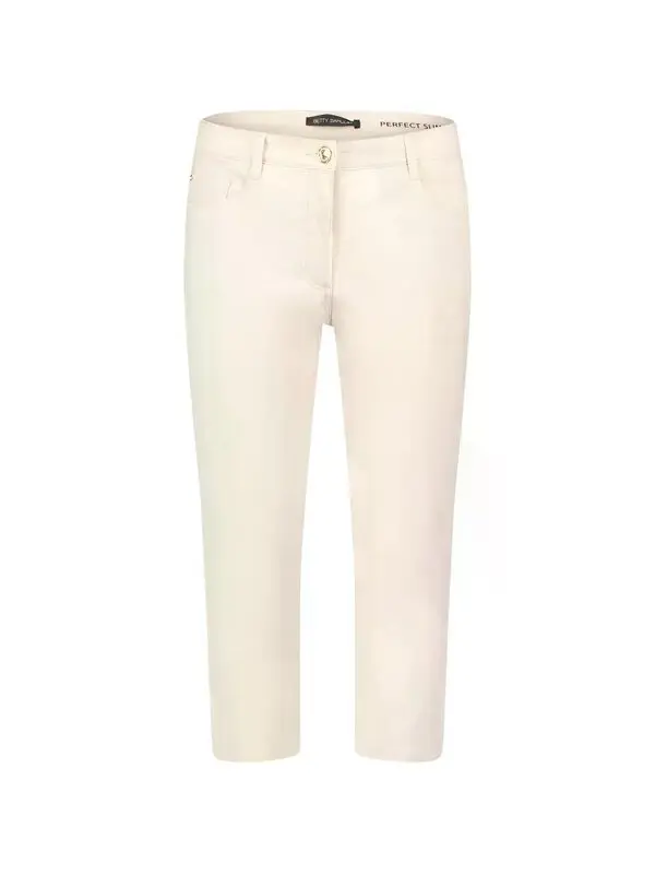 BETTY BARCLAY Off-white Cropped Leg Trousers