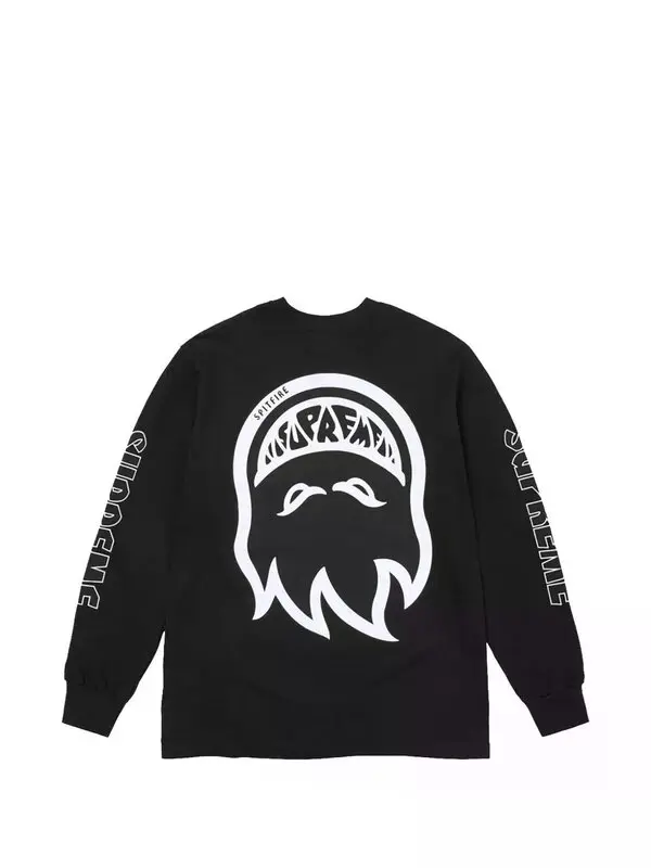 Supreme X Spitfire Logo Print Crewneck Sweatshirt