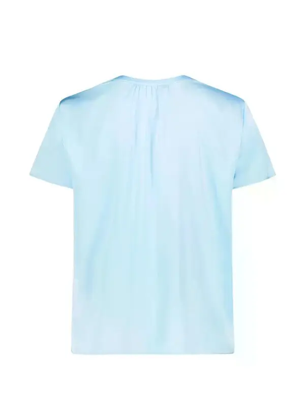 BETTY BARCLAY Pleated Satin-finish Blouse