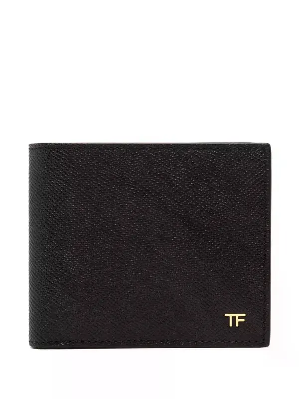 TOM FORD Logo-plaque Leather Wallet - Black