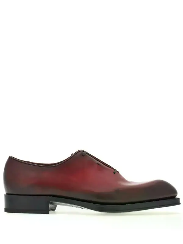 FERRAGAMO Oxford Almond-toe Shoes