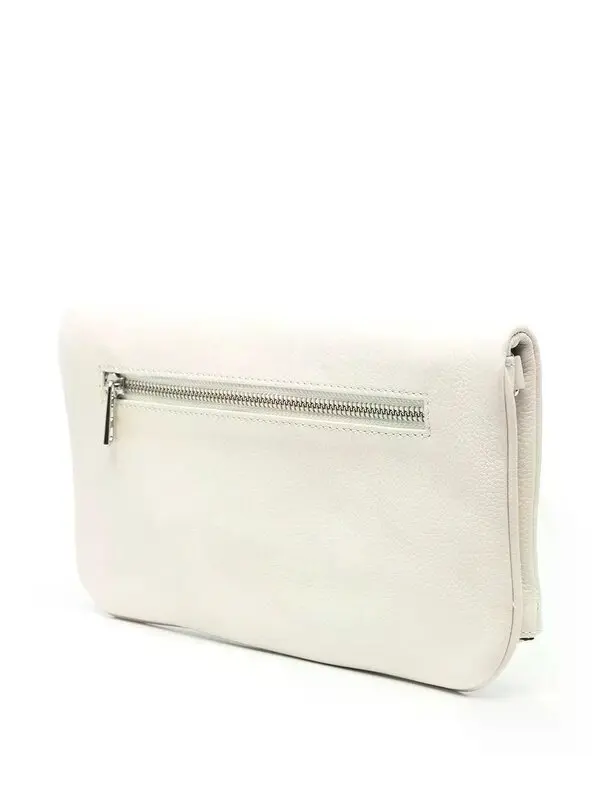 Zadig&Voltaire Rock Leather Clutch Bag - White