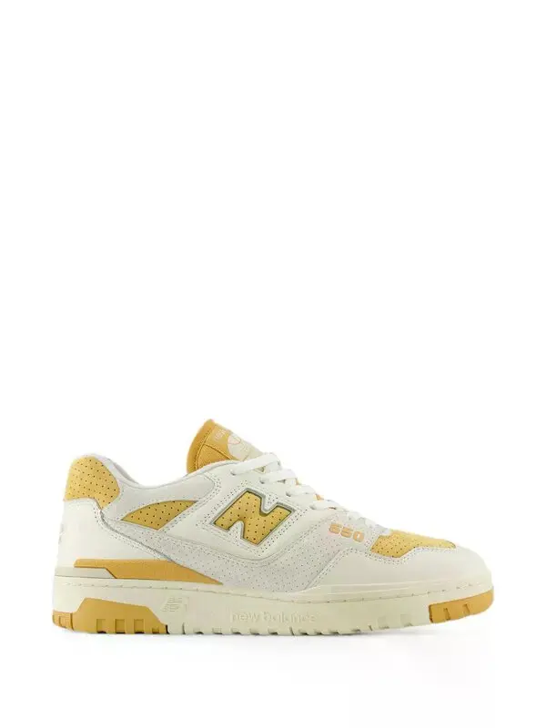 NEW BALANCE 550 Paneled Perforated Lace-up Sneakers - Neutrals