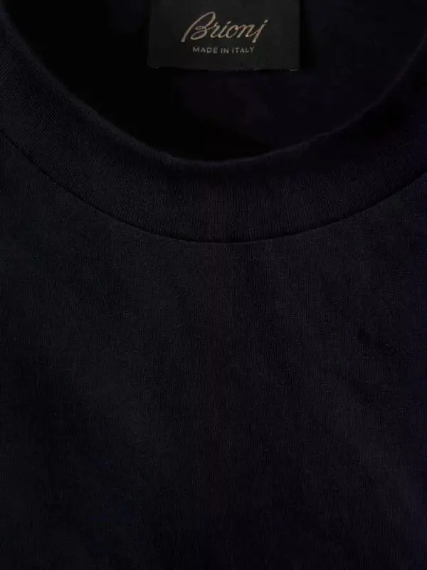 Brioni High-neck Cotton T-shirt