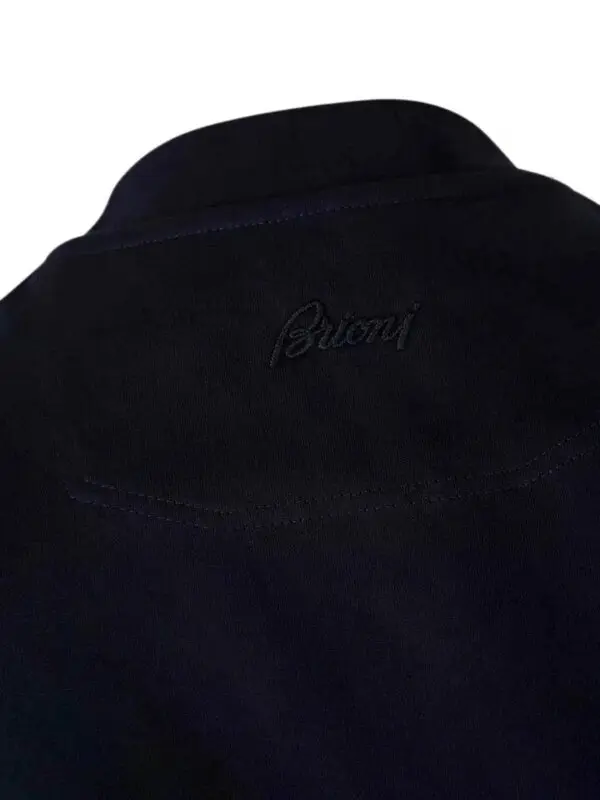 Brioni High-neck Cotton T-shirt