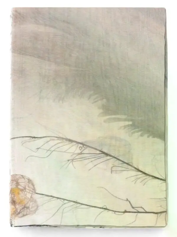 Faliero Sarti Patterned Fringed Scarf