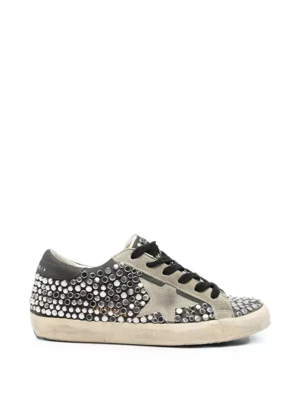 GOLDEN GOOSE Studded Super-star Sneakers