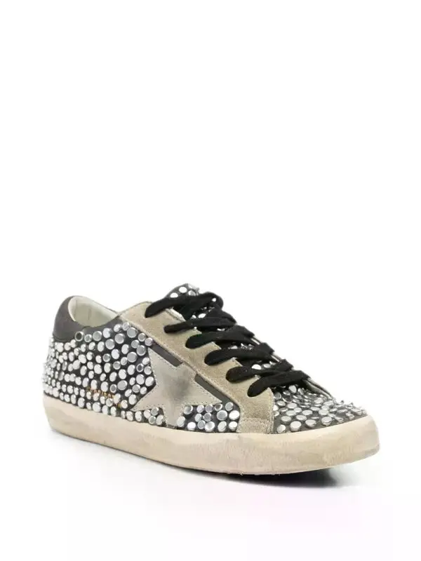 GOLDEN GOOSE Studded Super-star Sneakers