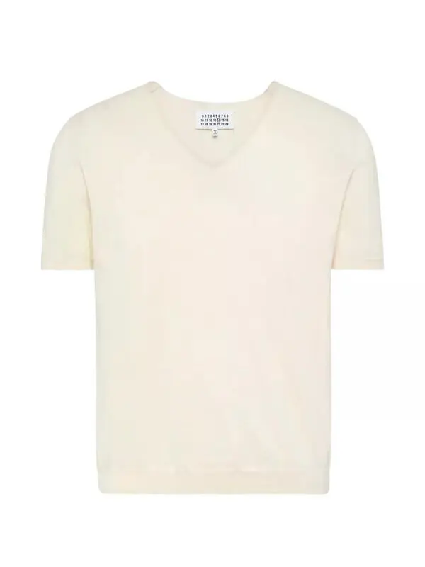 MAISON MARGIELA V-neck Knit Top