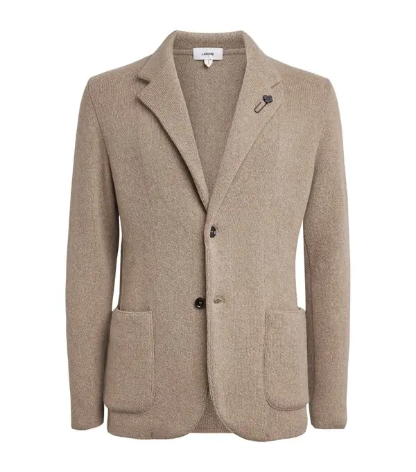 LARDINI Cashmere Knit Blazer
