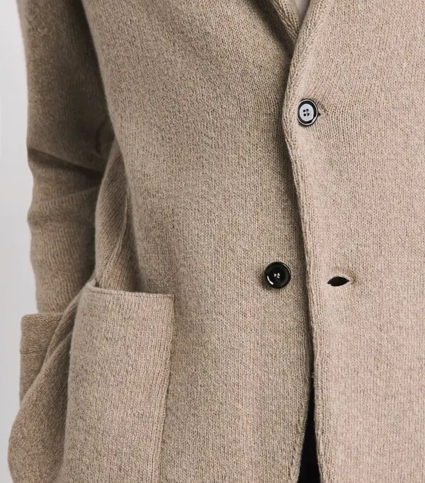 LARDINI Cashmere Knit Blazer