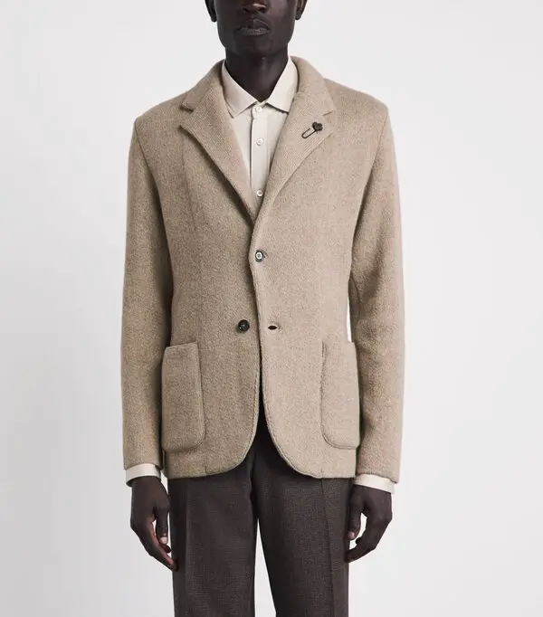 LARDINI Cashmere Knit Blazer