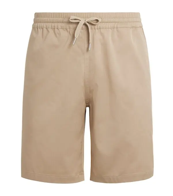 Sandro Twill Elasticated Shorts - Beige