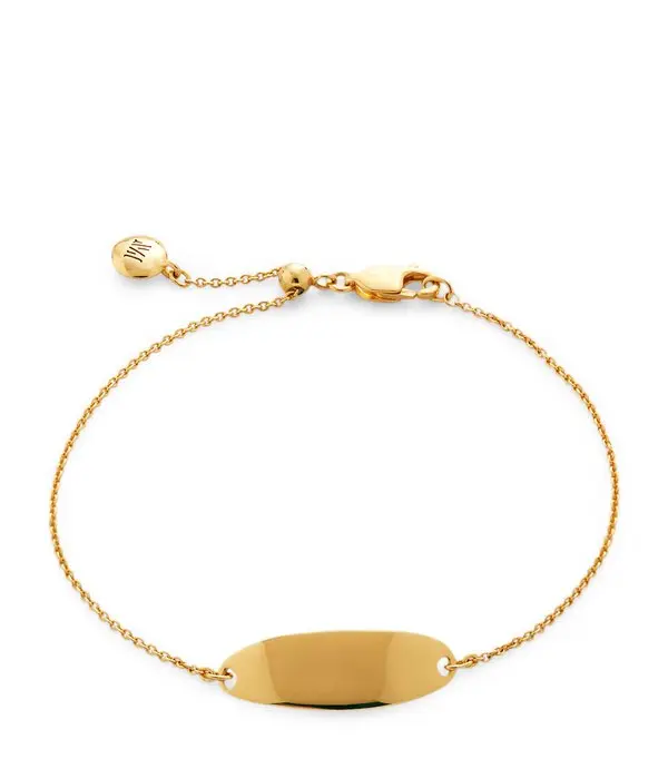 Monica Vinader Vermeil Bar Chain Bracelet